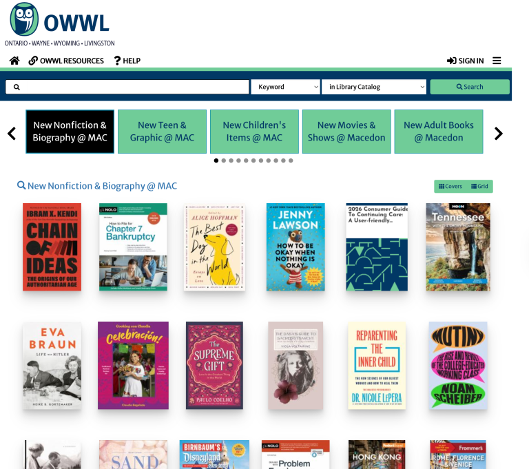 How to Locate a Book You Want – MACEDON PUBLIC LIBRARY